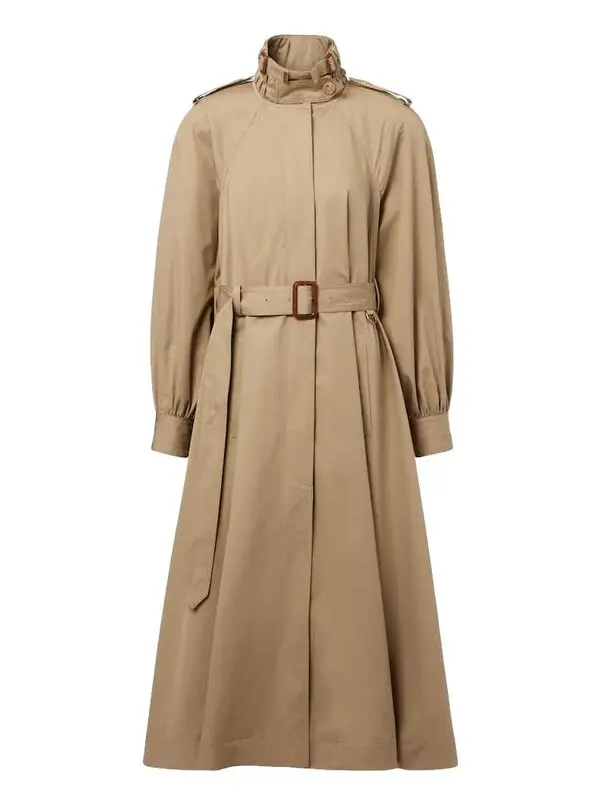 Chloé Cotton Gabardine Trench Coat - Beige