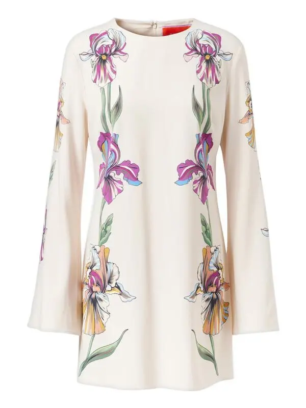 La DoubleJ Supremes Swing Floral Jersey Minidress - Multicoloured