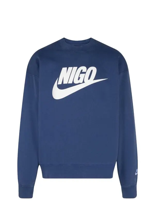Nike X Nigo Nrg Fleece Crew Sweatshirt - Blue