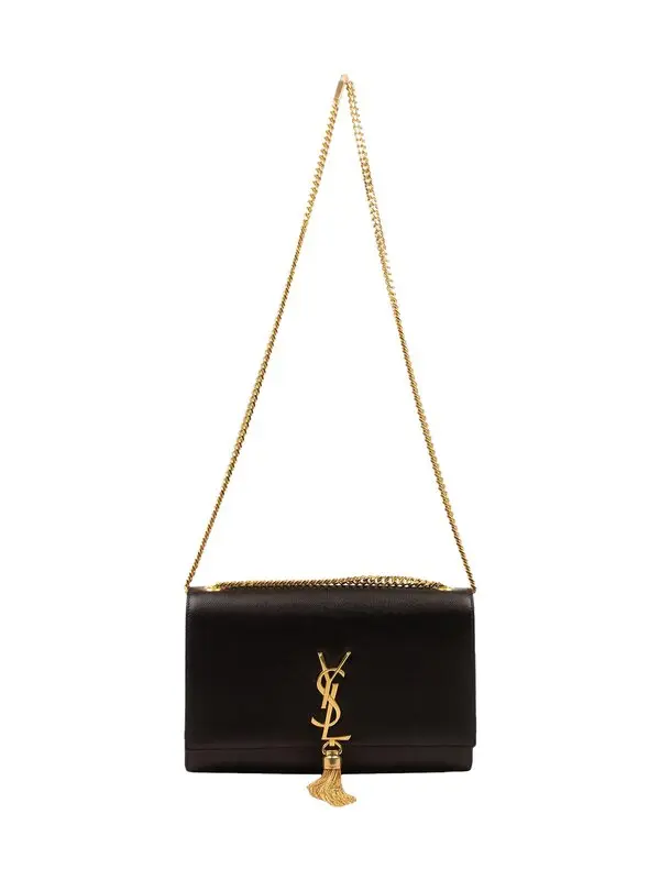 Saint Laurent Kate Tassel Chain Bag - Black