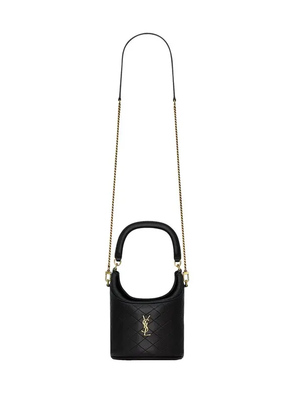 Saint Laurent Gaby Bucket Bag - Black
