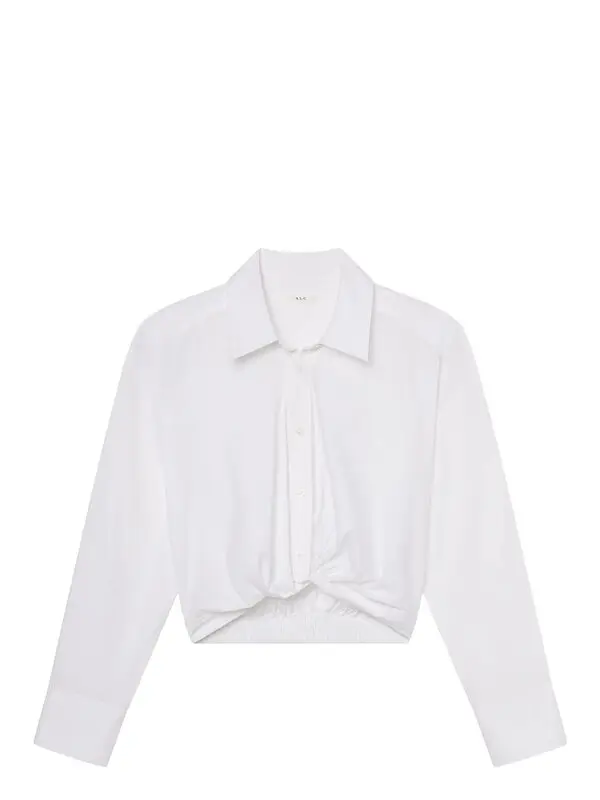 A.L.C. Leo Long-sleeve Top - White