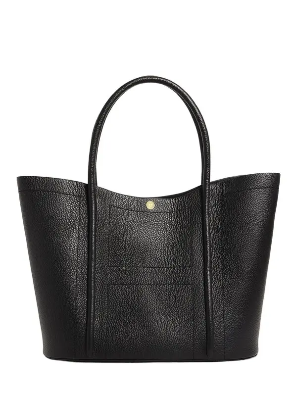 Harrods Large Pebbled Leather Tote Bag - Black