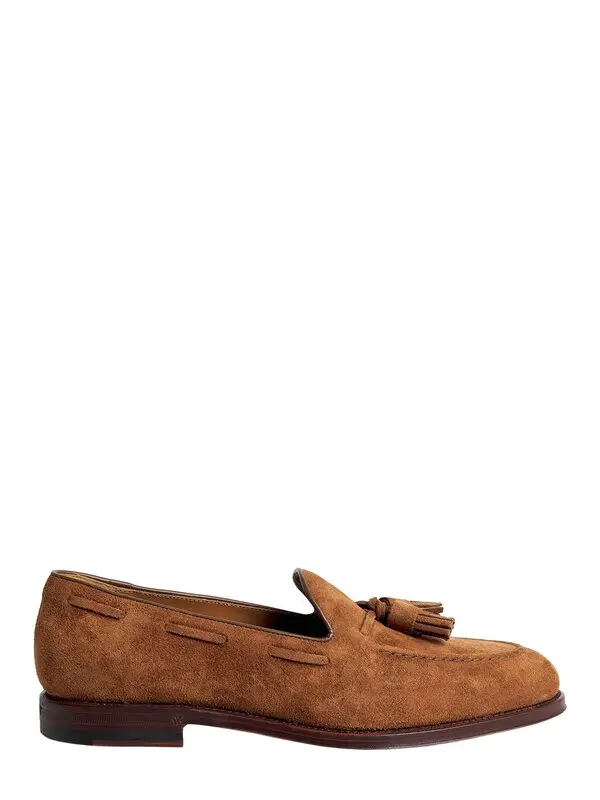Polo Ralph Lauren Suede Tasselled Maestra Loafers - Brown