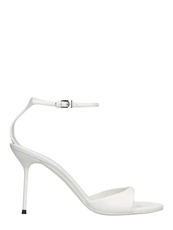 Paris Texas Leather Lidia 90 Sandals - White