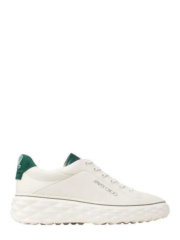 JIMMY CHOO Malbon 2.0 Diamond Trainer - Latte/malbon Green