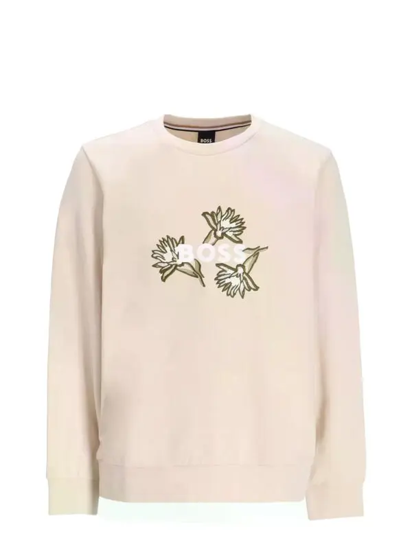 BOSS Cotton Sweatshirt - Neutrals