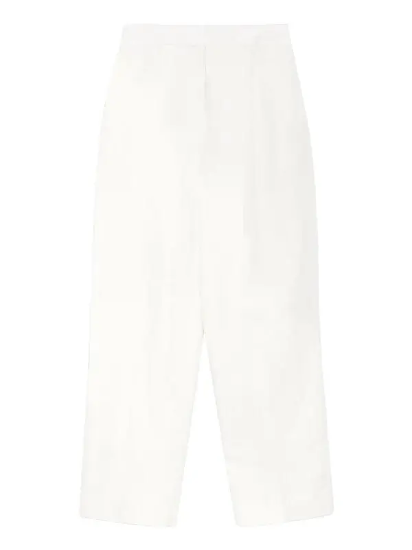 Calvin Klein Pleated Trousers - Neutrals