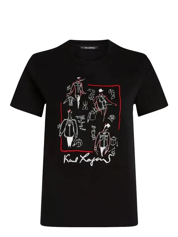 Karl Lagerfeld Series T-shirt - Black