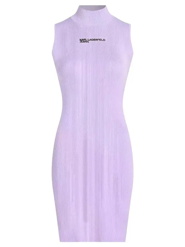 Karl Lagerfeld Knitted Dress - Purple