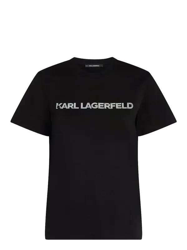 Karl Lagerfeld Logo-print T-shirt - Black