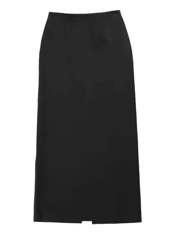 Auralee High-waisted Midi Skirt - Black