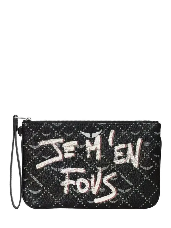 Zadig&Voltaire Monogram Clutch - Black