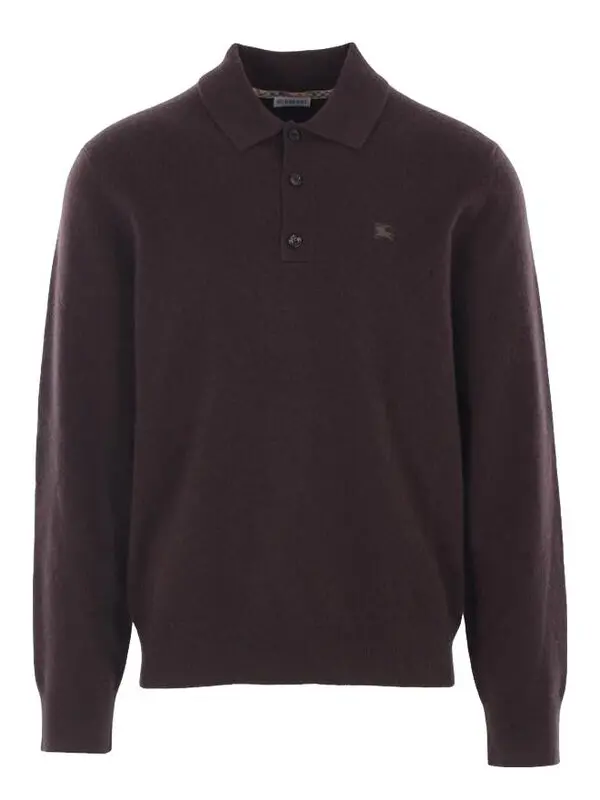 Burberry Polo Sweater - Scorched Brown