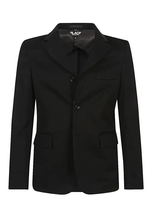 Comme Des Garçons Single-breasted Jacket - Black