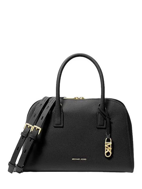 Michael Kors Ashton Medium Zip Satchel - Black