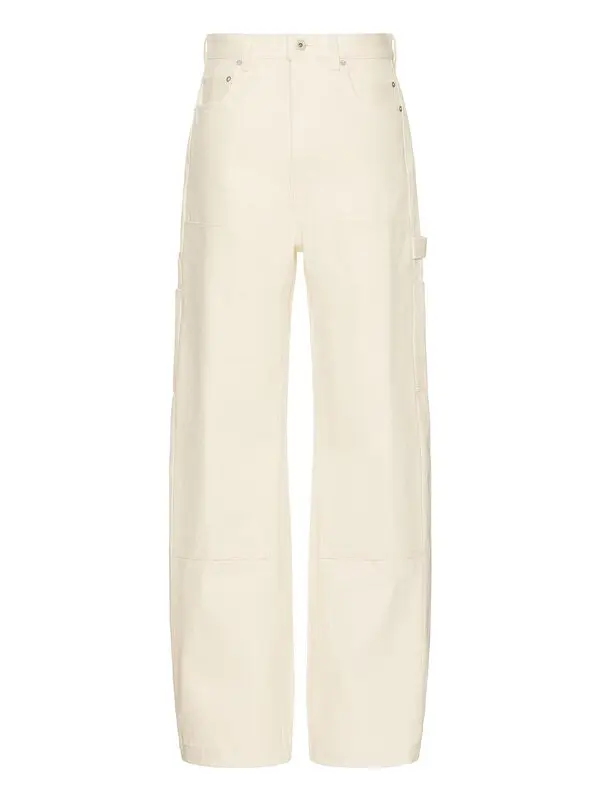 Rick Owens Double Knee Geth Pants - Natural