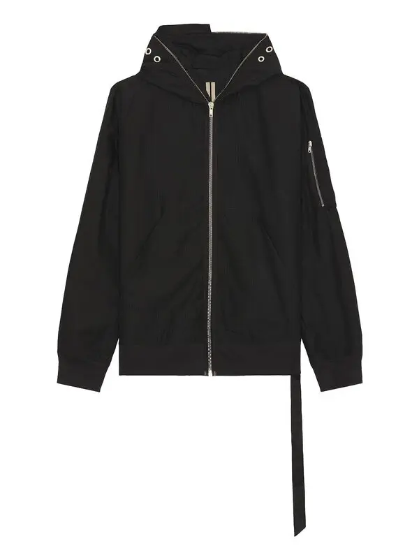 Rick Owens Gimp Flight Bomber Jacket - Black