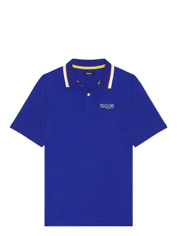 MALBON Grasse Pique Polo In - Blue