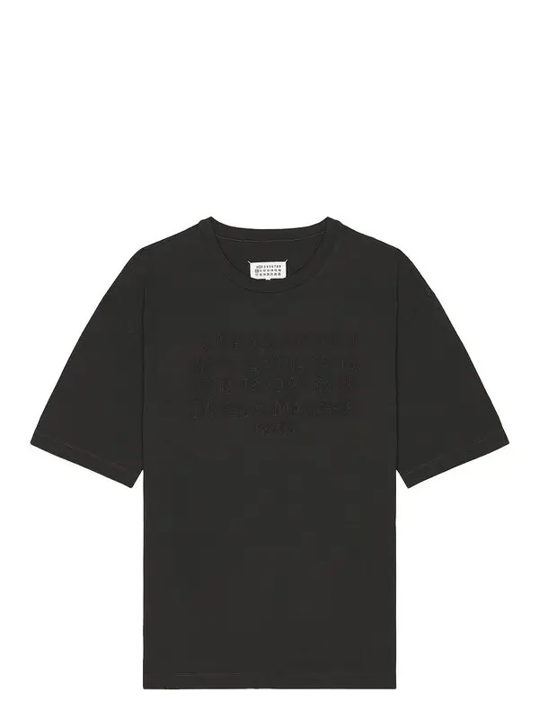 MAISON MARGIELA T-shirt In Black - Washed Black