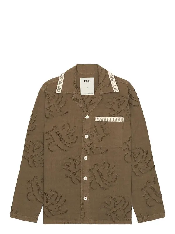 Oas Emberia Billie Dobby Shirt - Grey
