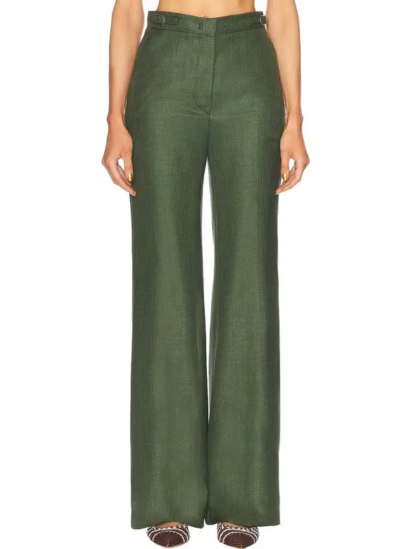 Gabriela Hearst Vesta Pant - Olive