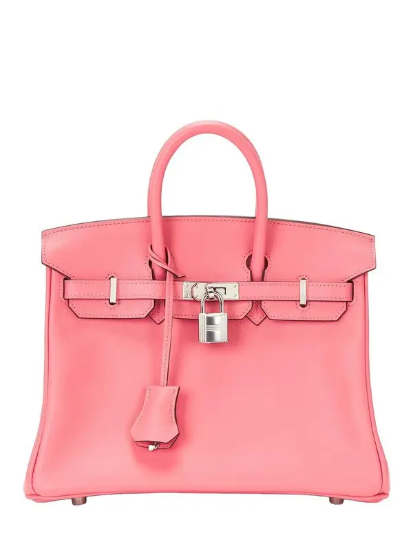 Hermès Swift Birkin 25 Handbag - Rose Azalee