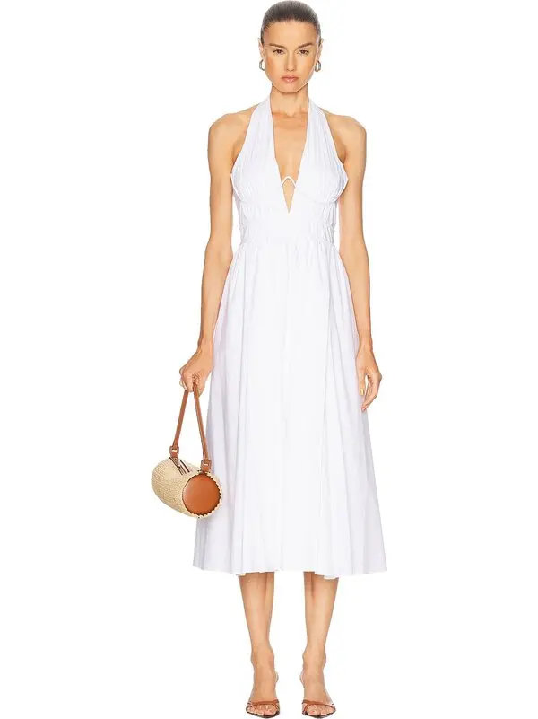 Cult Gaia Dasia Fit-and-flare Dress - Optic White