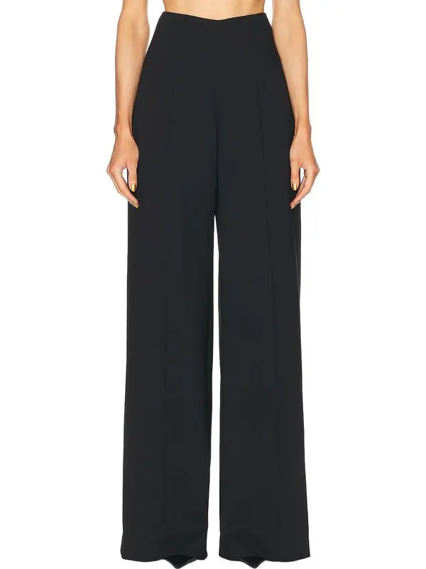 Carolina Herrera Wide Leg Pant - Black