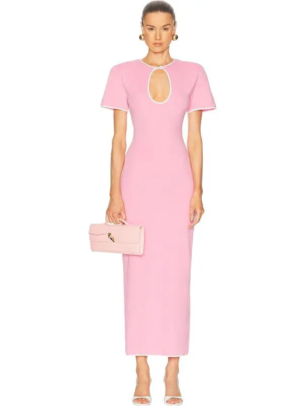 ROWEN ROSE Keyhole Dress - Pink
