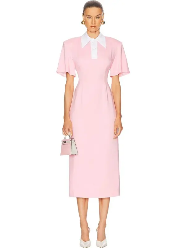 ROWEN ROSE Polo Dress - Pink