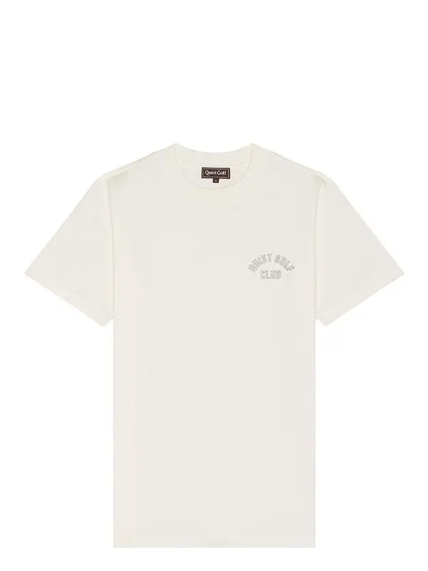 QUIET GOLF Qgc Tee - White