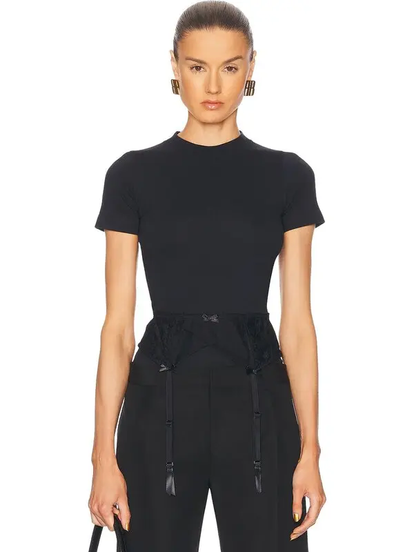 Balenciaga Lingerie T-shirt - Faded Black
