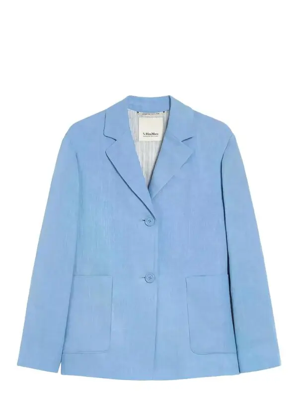 Max Mara Linen Blazer - Blue