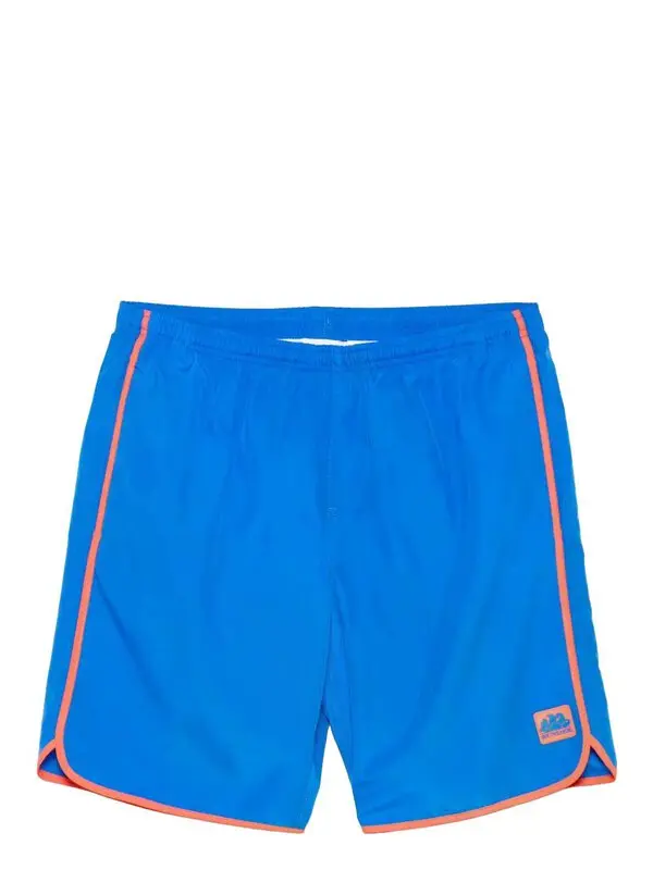 Sundek Logo-patch Swim Shorts - Blue