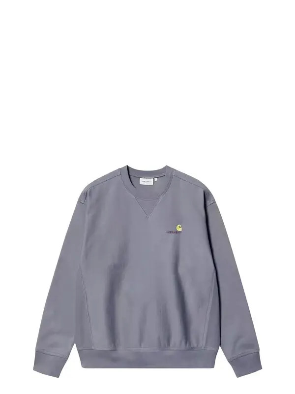 Carhartt Work In Progress Sweatshirt With Embroidered Logo - Grey