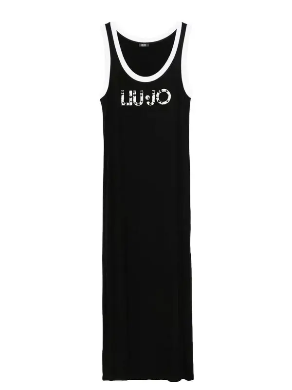 Liu Jo Logo Maxi Dress - Black