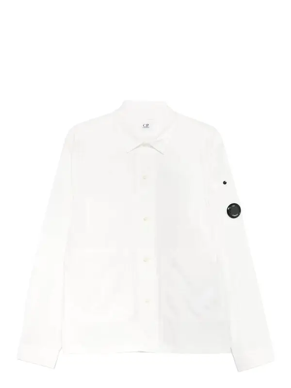 C.P. COMPANY Popline Overshirt - White