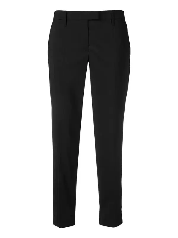 Prada Cropped Tailored Trousers - Black