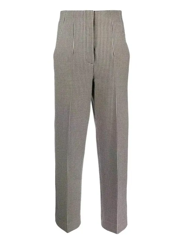 CIRCOLO 1901 Cropped Straight-leg Trousers - Neutrals