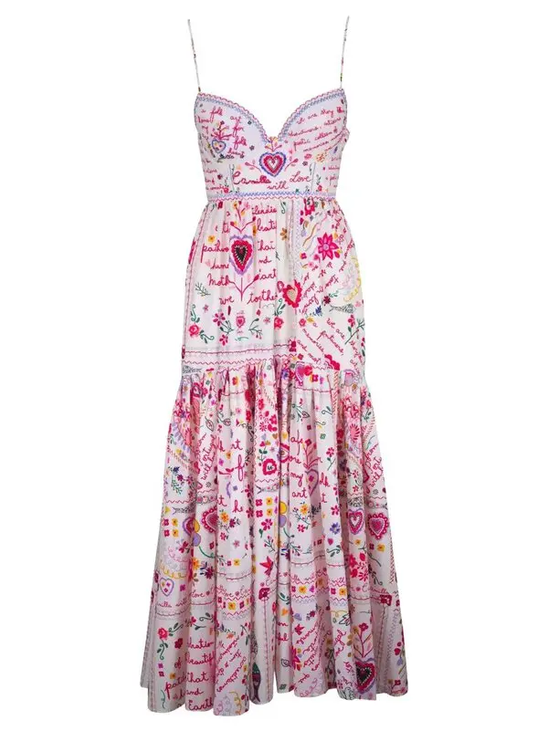 Camilla A Kitsch In Time Maxi Dress - Pink