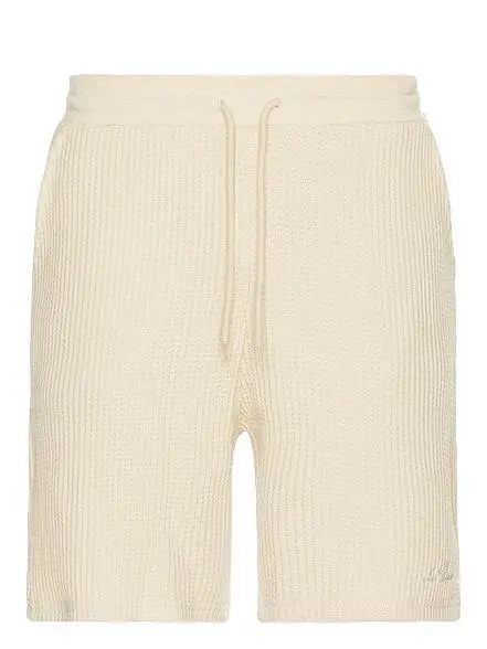 LES DEUX Otto Waffle Jersey Shorts - Ivory