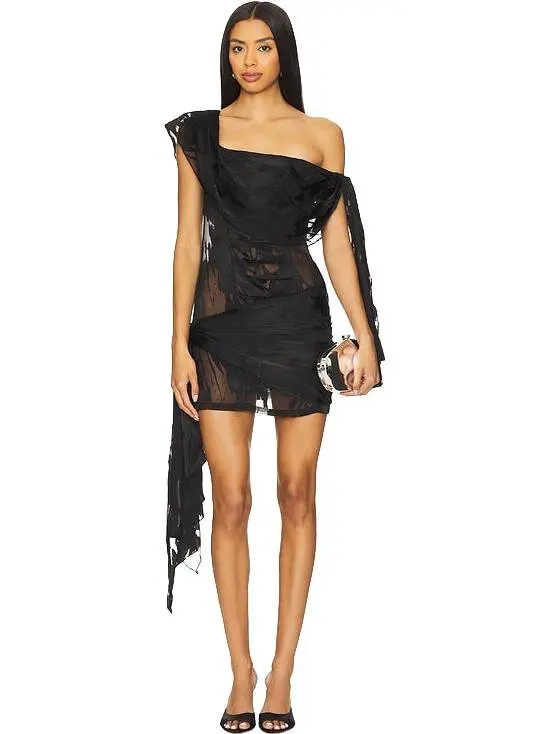 KIM SHUI Jelixa Silk Dress - Black