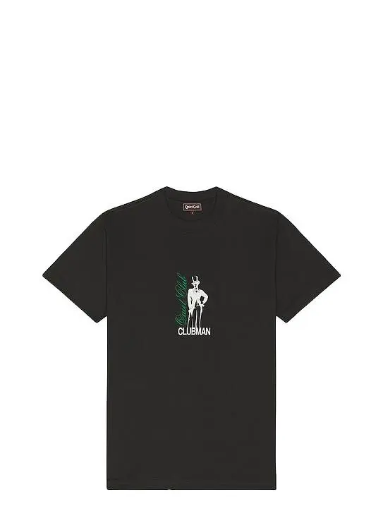 QUIET GOLF Clubman Tee - Black