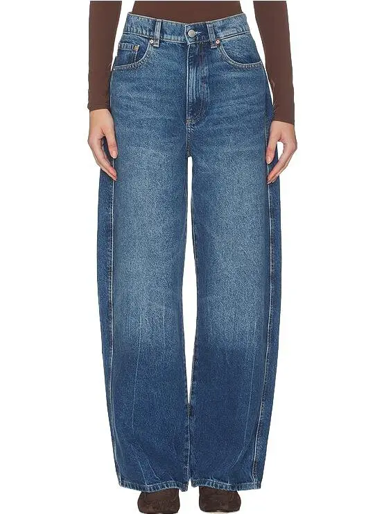 DL1961 Taylor High-rise Relaxed Barrel Jeans - North Water