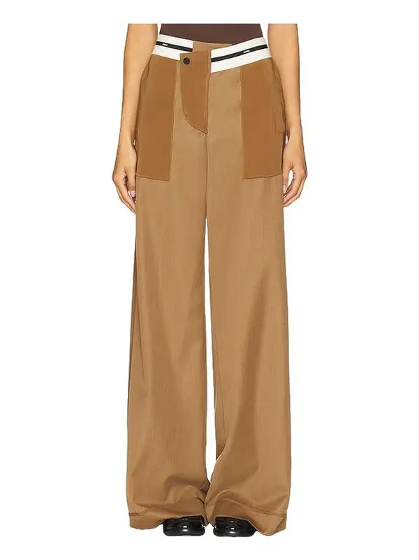 Monse Inside Out Trousers - Brown