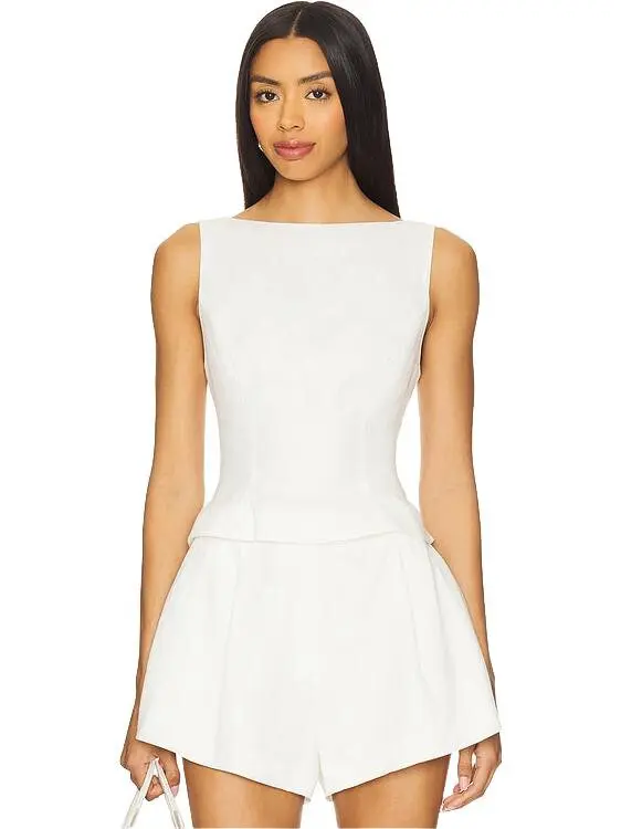 LOVERS AND FRIENDS Nysa Top - White