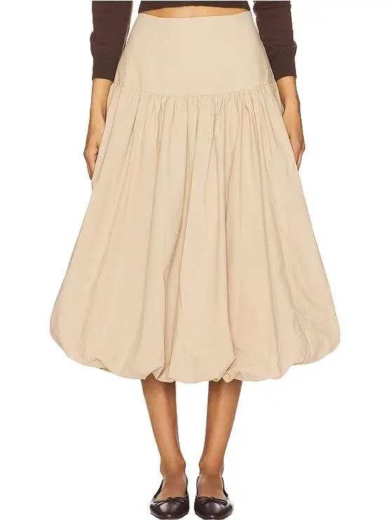 Astr The Label Laryn Mid-length Skirt - Tan