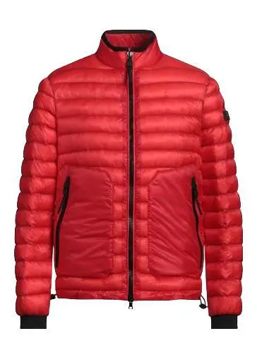 Peuterey Padded Quilted Shell Jacket - Red