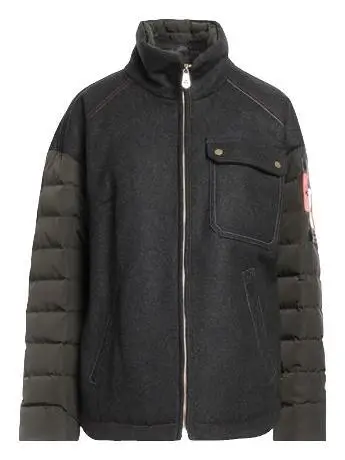 Peuterey Puffer Jacket In Wool Blend - Grey